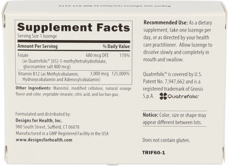 Trifolamin activated B12 and folate